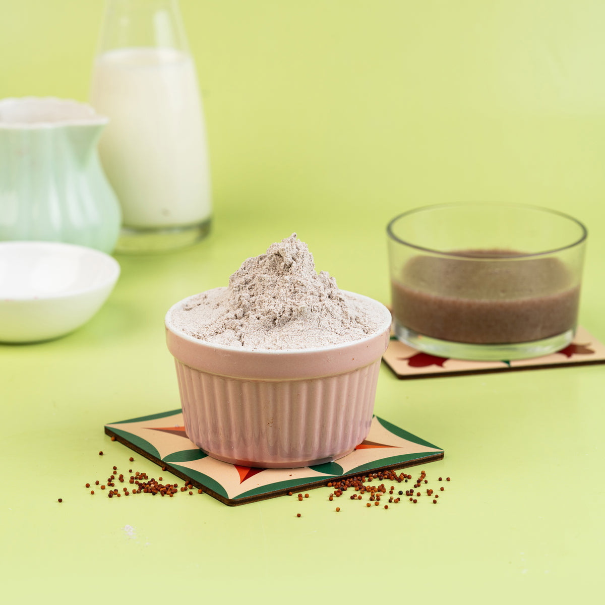 Sprouted Ragi Milk Powder – Kuuraii