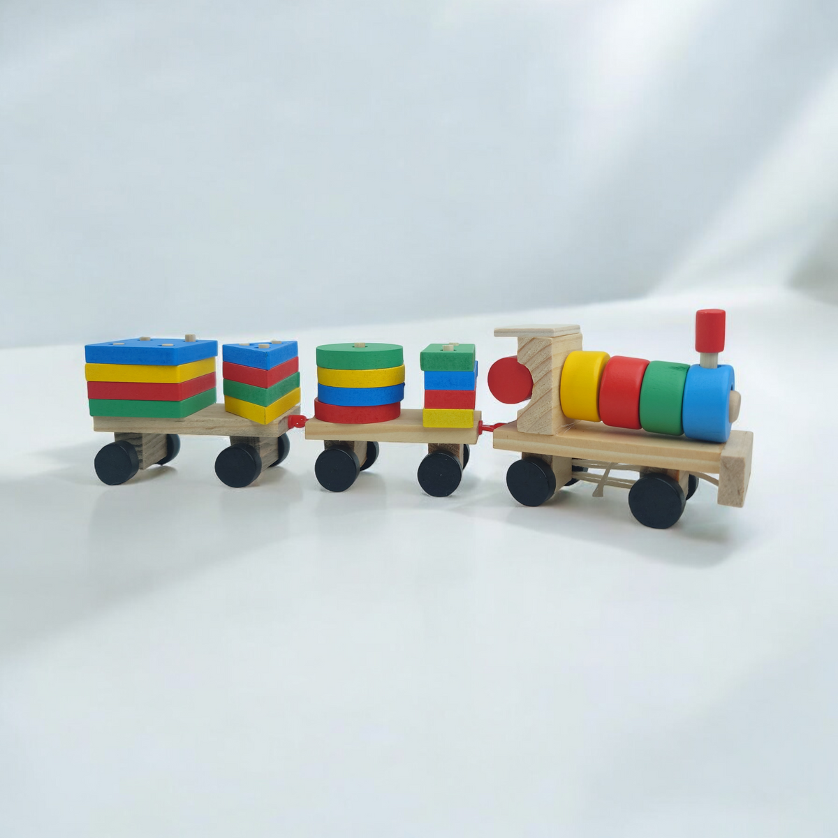 Wooden Shape Sorter Train